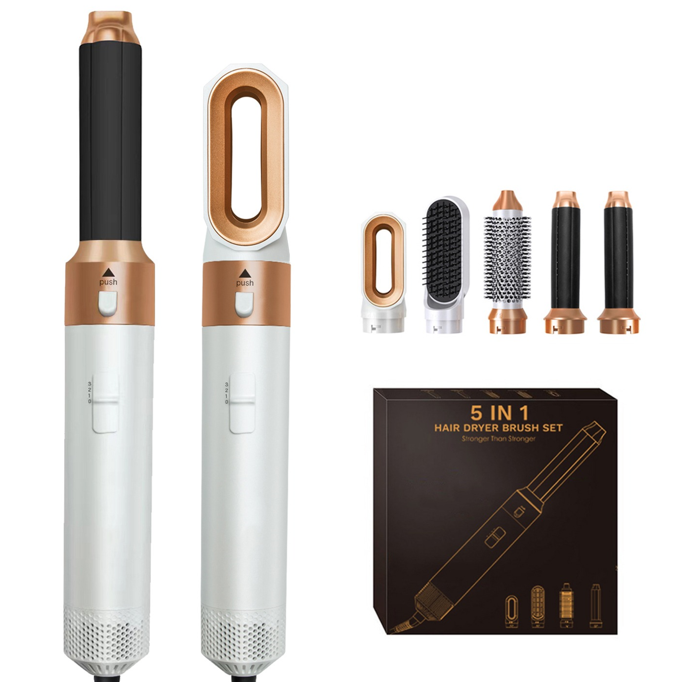 Premium 5 in 1 Hair Styler Pro V2 [Auto Curler & 1 Year Warranty] – Puralex